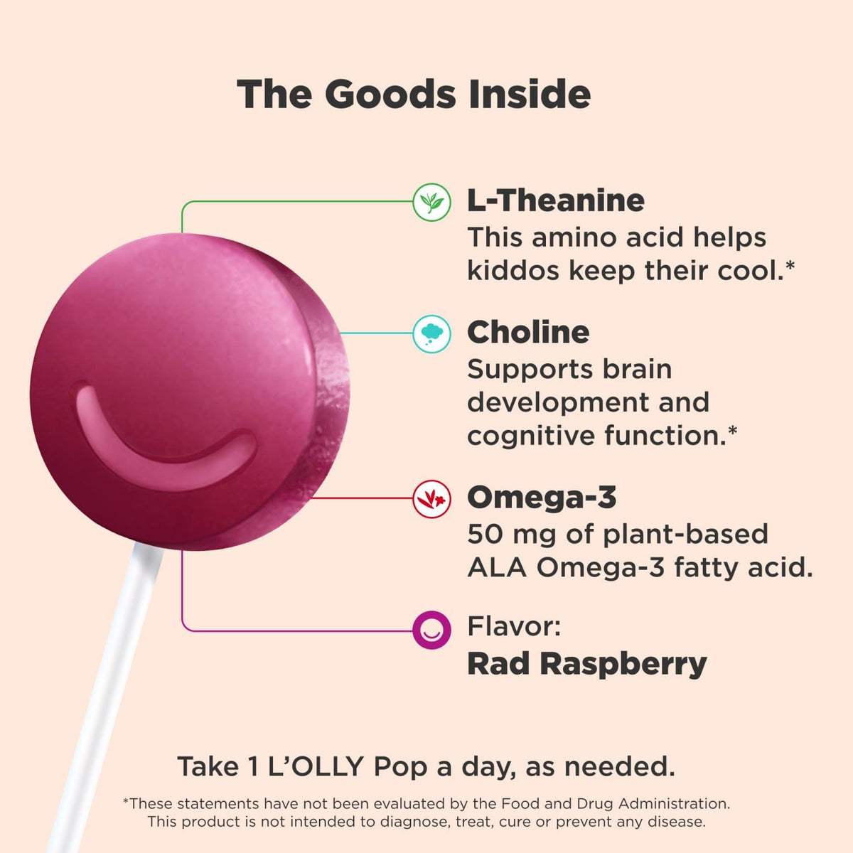 OLLY Mellow L’OLLY Pops, Raspberry – FACTORY DIRECT NUTRITION
