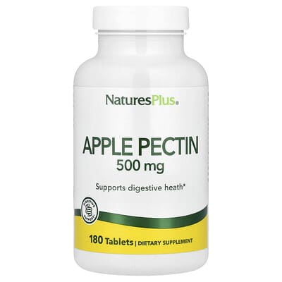 Nature's Plus Apple Pectin 500mg, 180 Tablets – FACTORY DIRECT NUTRITION