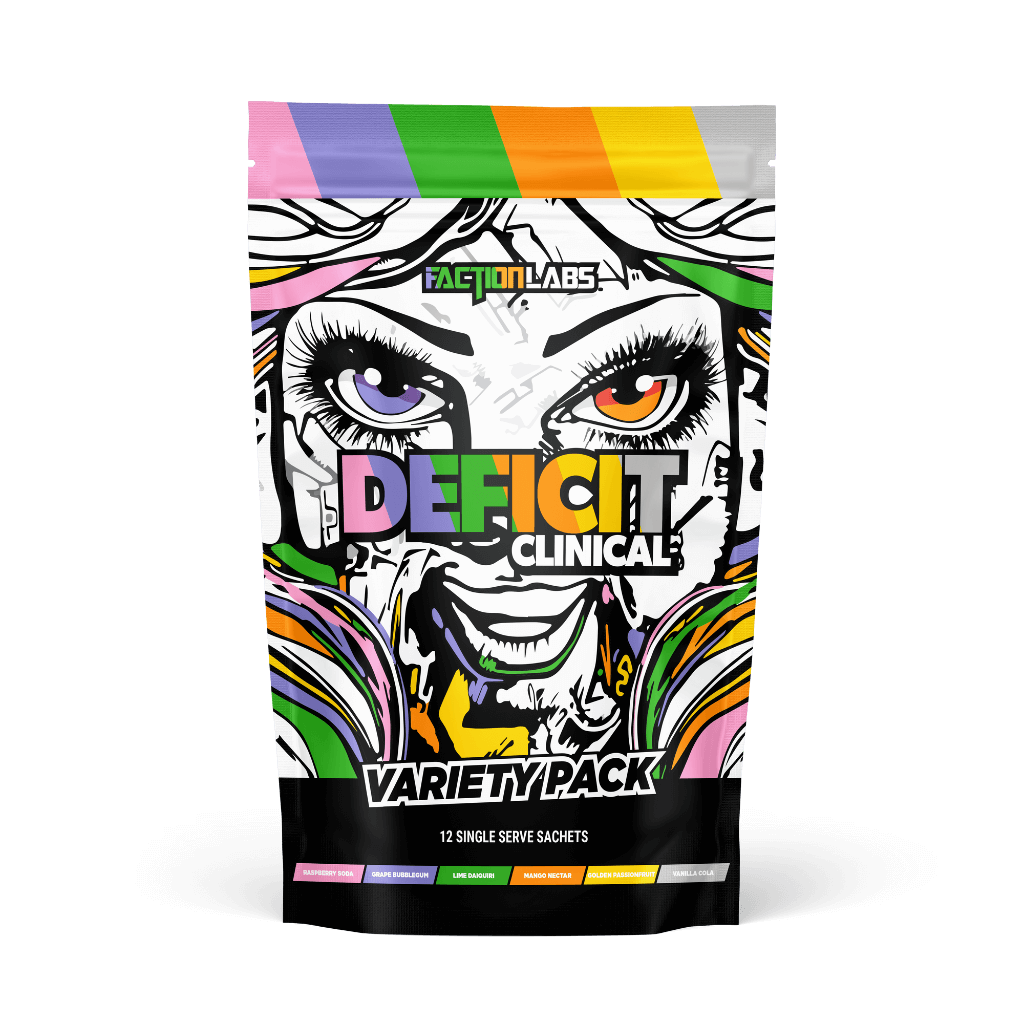 Faction Labs Deficit Clinical Fat Burner Flavour Variety Pack Single S ...
