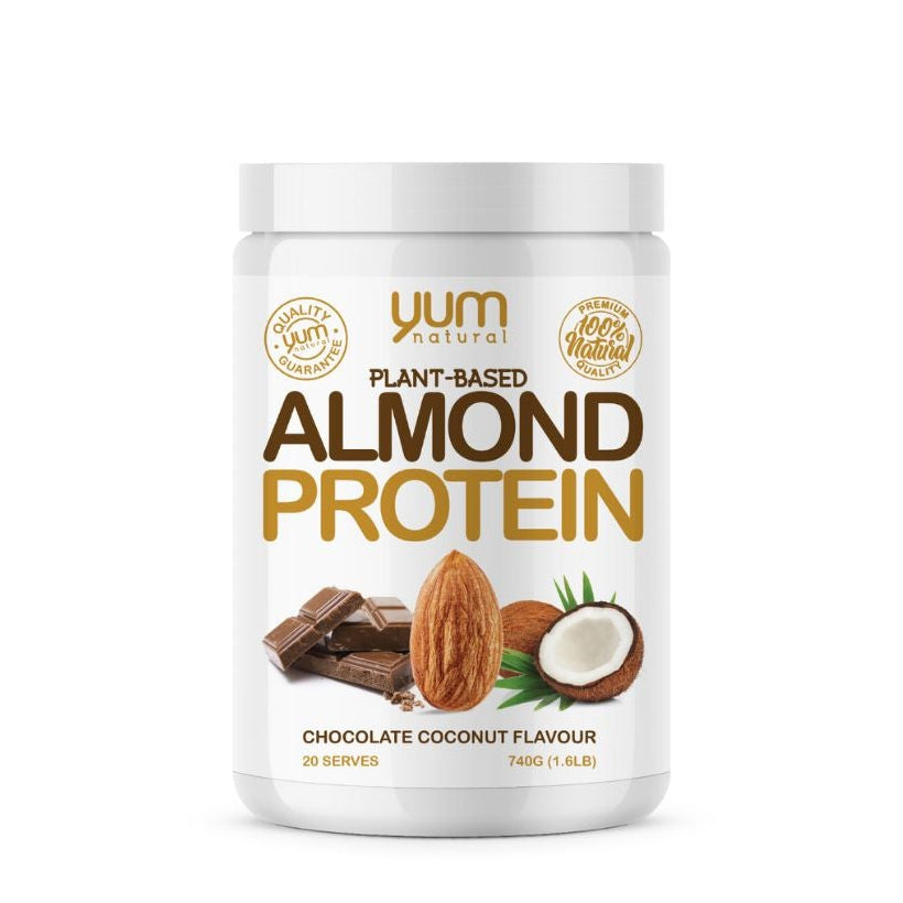 Yum Natural Vegan Friendly Almond Protein Powder – FACTORY DIRECT NUTRITION