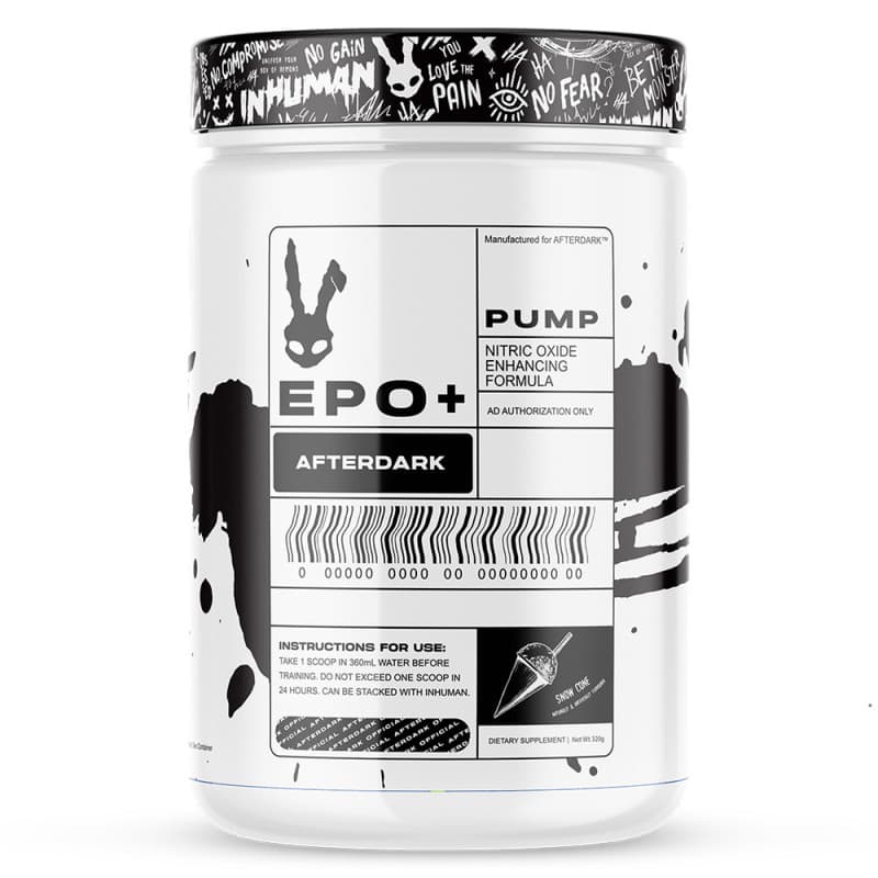 Afterdark EPO Pump Nitric Oxide Enhancing Stim Free Pre Workout Formul ...