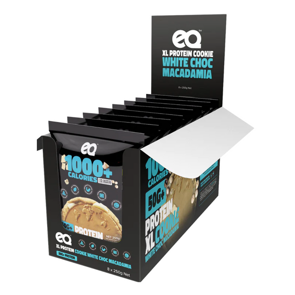EQ XL 1000+ Calorie Monster Mass Gainer Protein Cookie (Box of 8 Cooki ...