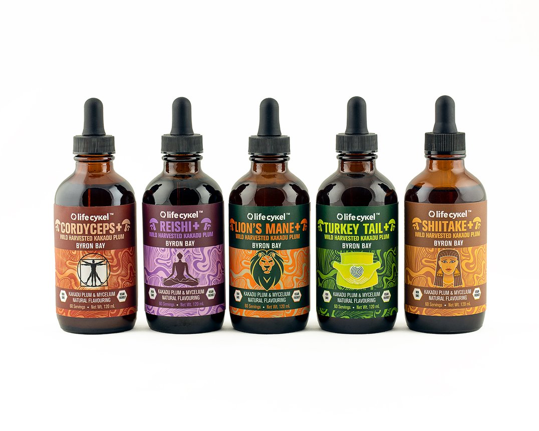 Life Cykel Biohacker Set™ 5 Liquid Mushroom Extracts – FACTORY DIRECT ...