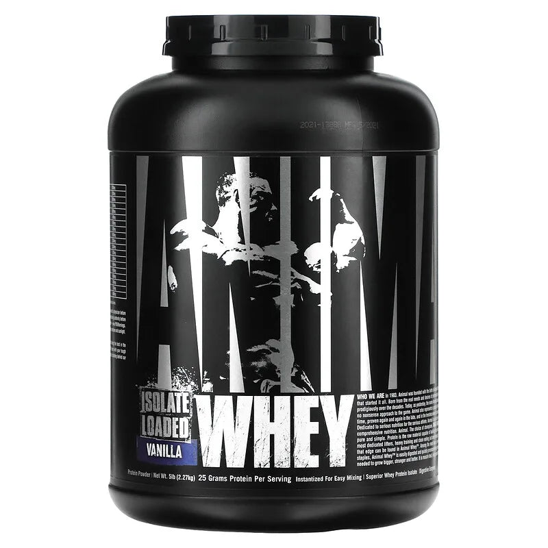 Universal Nutrition Animal Whey Isolate Loaded Protein Powder – FACTORY ...