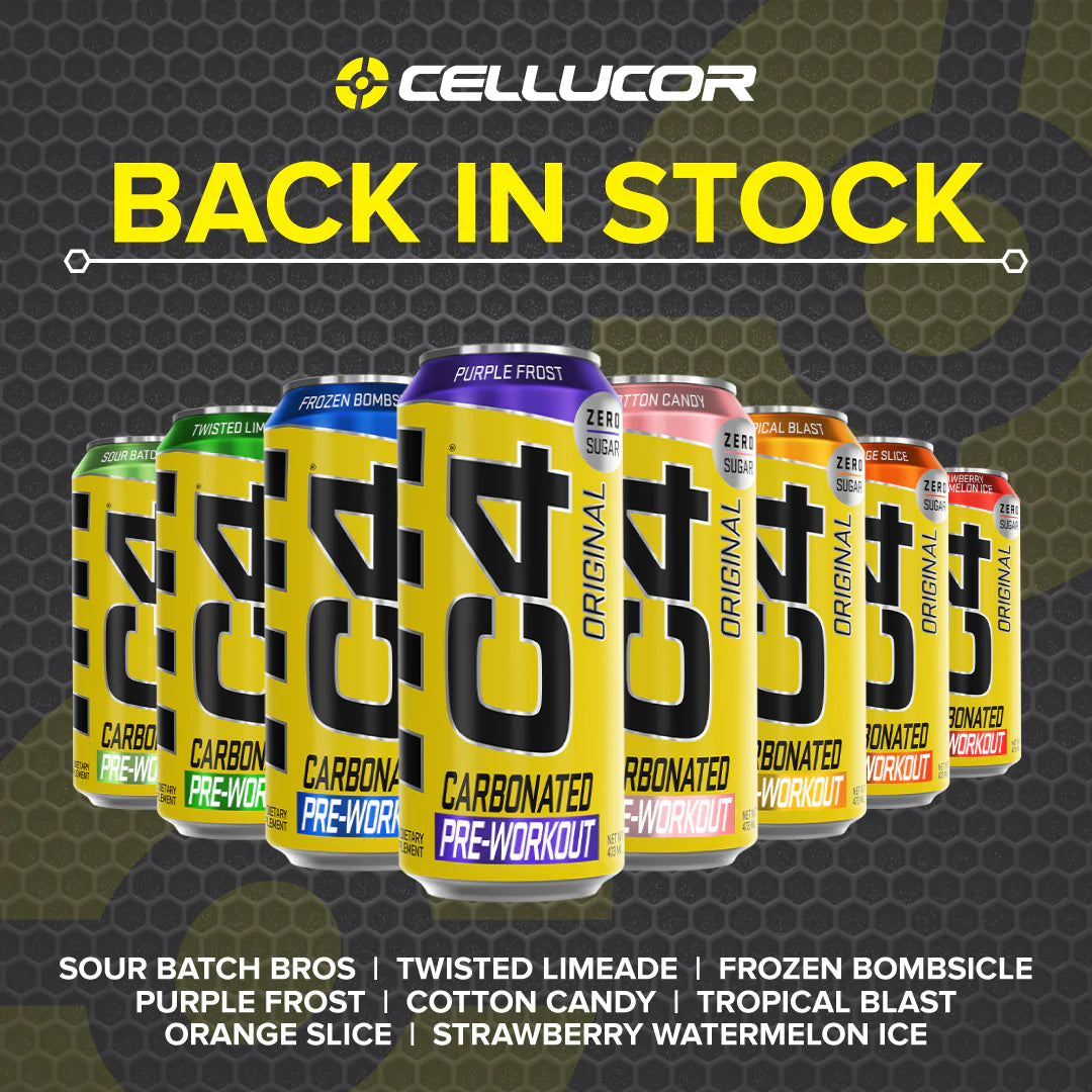C4 Carbonated RTD Cans (8 Pack) – FACTORY DIRECT NUTRITION