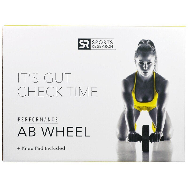Sports Research Performance Ab Wheel + Knee Pad – FACTORY DIRECT NUTRITION