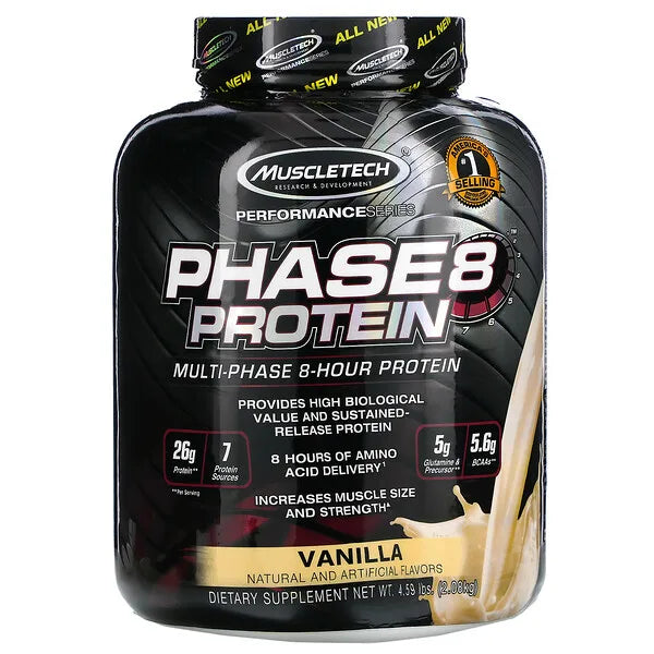 MuscleTech Phase 8 Hour Protein – FACTORY DIRECT NUTRITION
