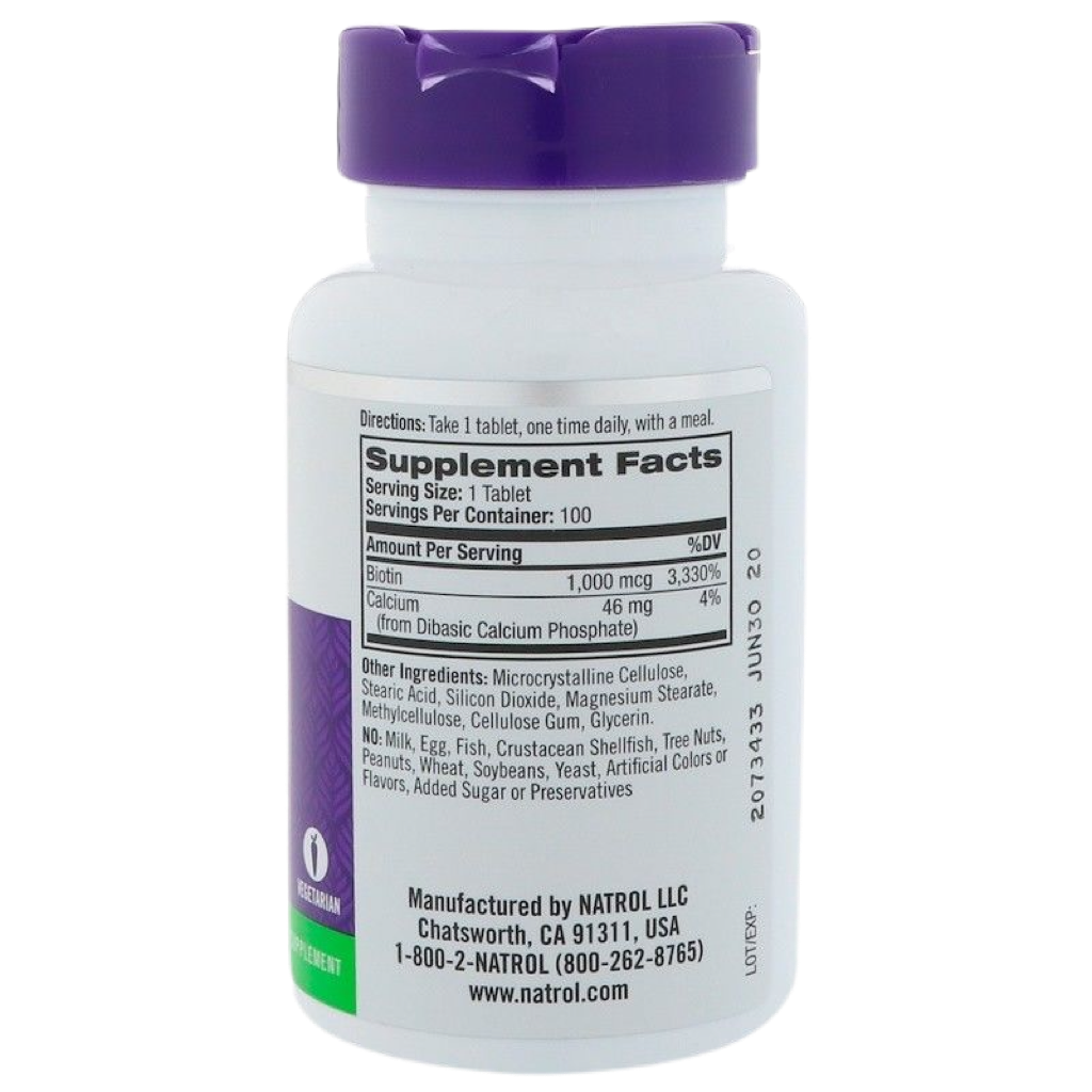 Natrol Biotin - Afterpay Available - Fast Post Australia – FACTORY ...