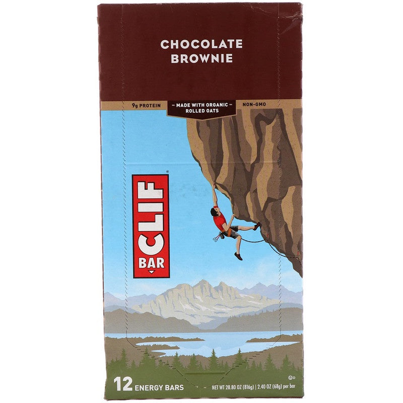 CLIF BAR - Chocolate Brownie - 12 Energy Bars - 816g – FACTORY DIRECT ...