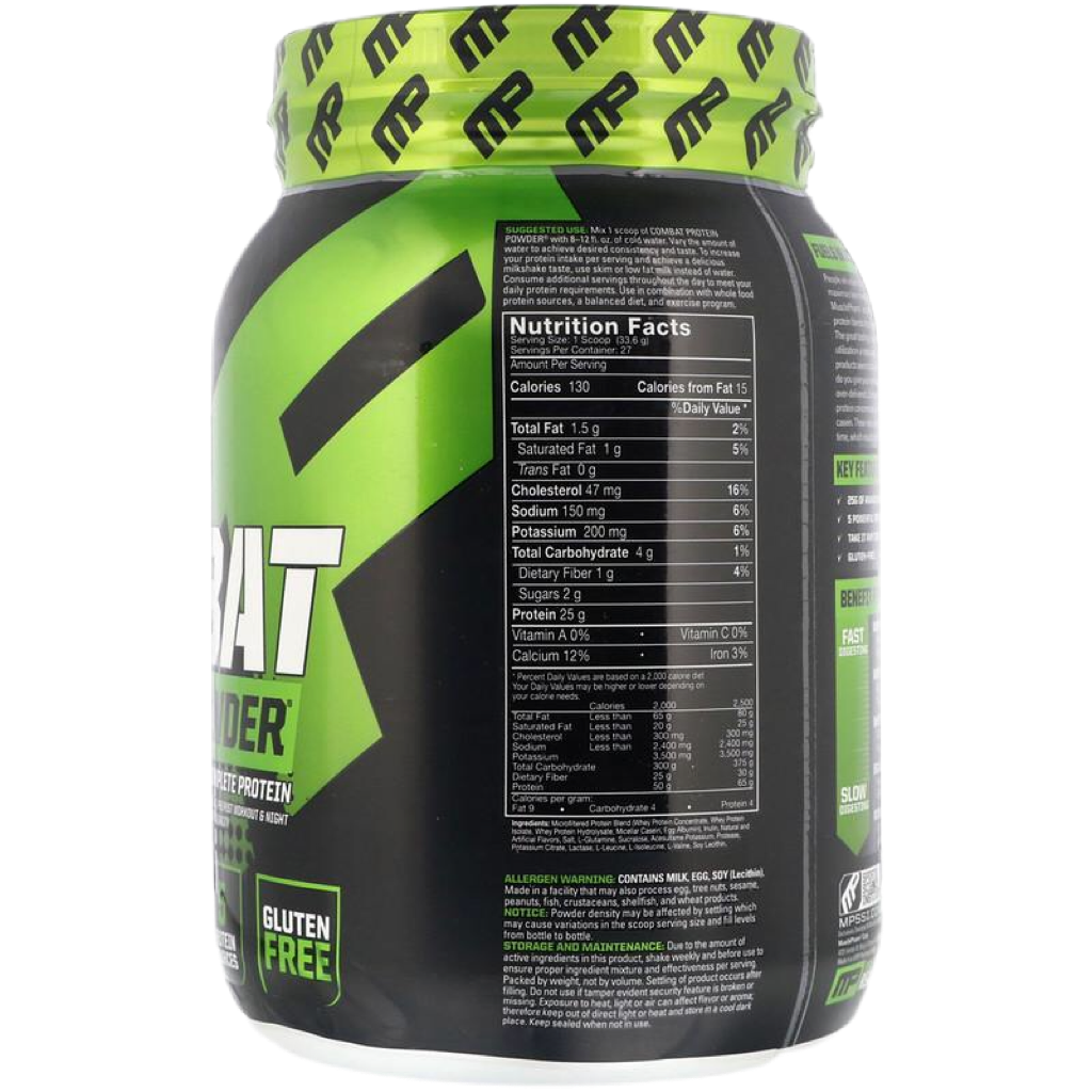 Musclepharm Combat Protein Powder – FACTORY DIRECT NUTRITION