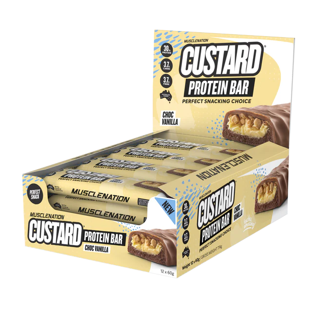Muscle Nation Custard Protein Bars – FACTORY DIRECT NUTRITION