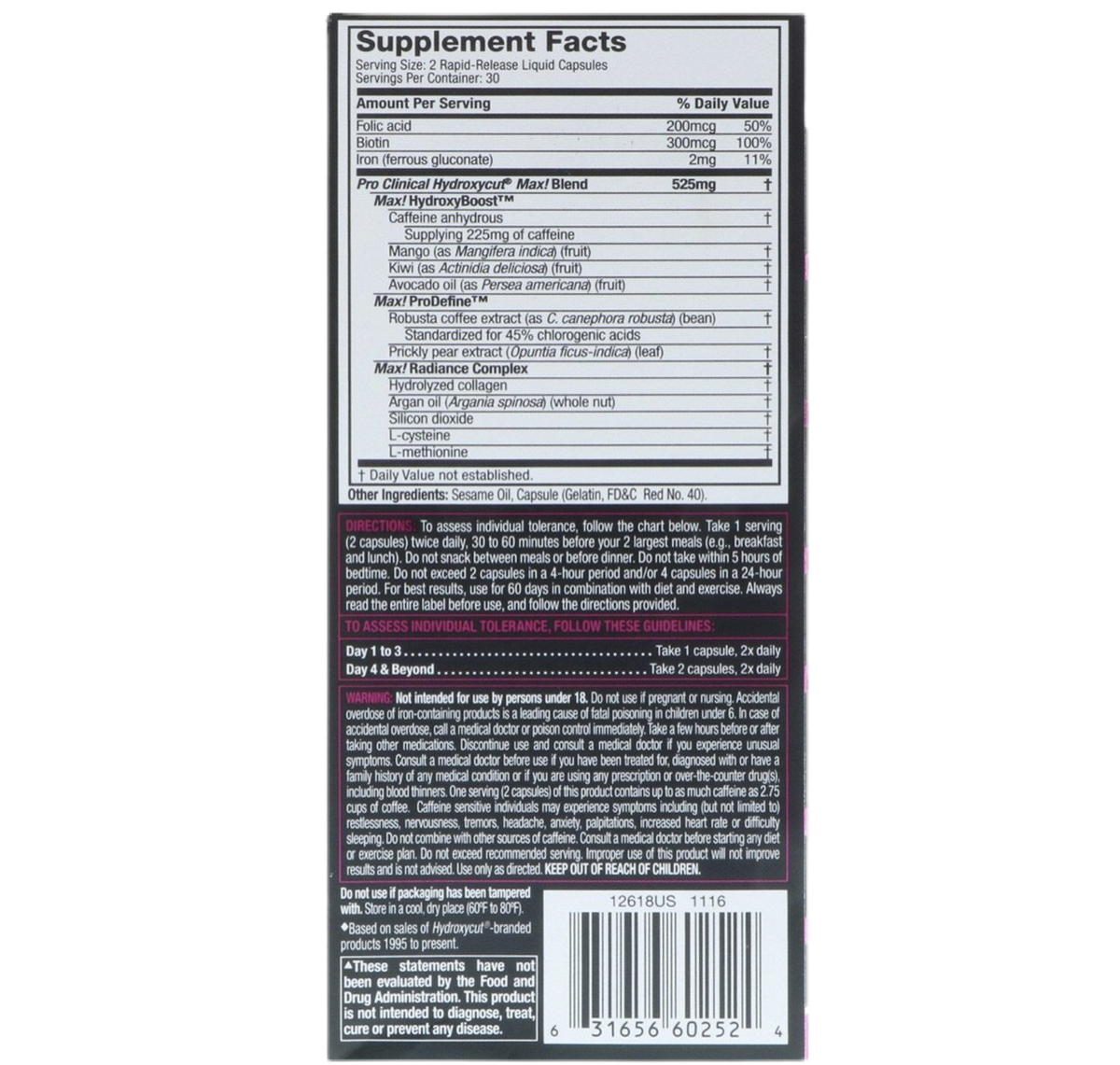 Hydroxycut Max! For Women – FACTORY DIRECT NUTRITION