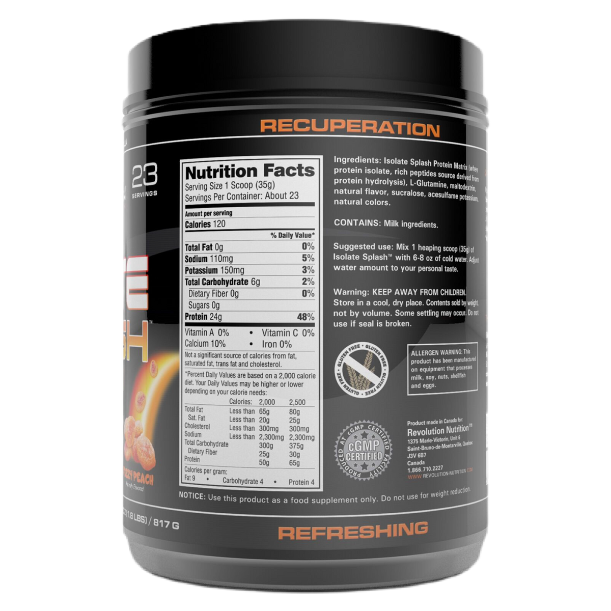 Isolate Splash – FACTORY DIRECT NUTRITION