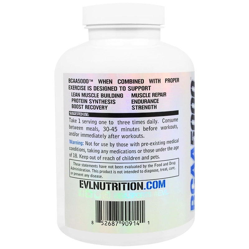 Evlution Nutrition BCAA 5000 I Factory Direct Nutrition I Fast Post ...