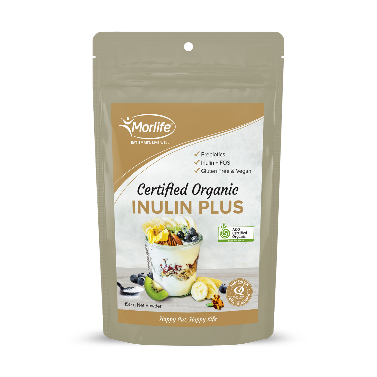 Morlife Certified Organic Inulin Plus – FACTORY DIRECT NUTRITION