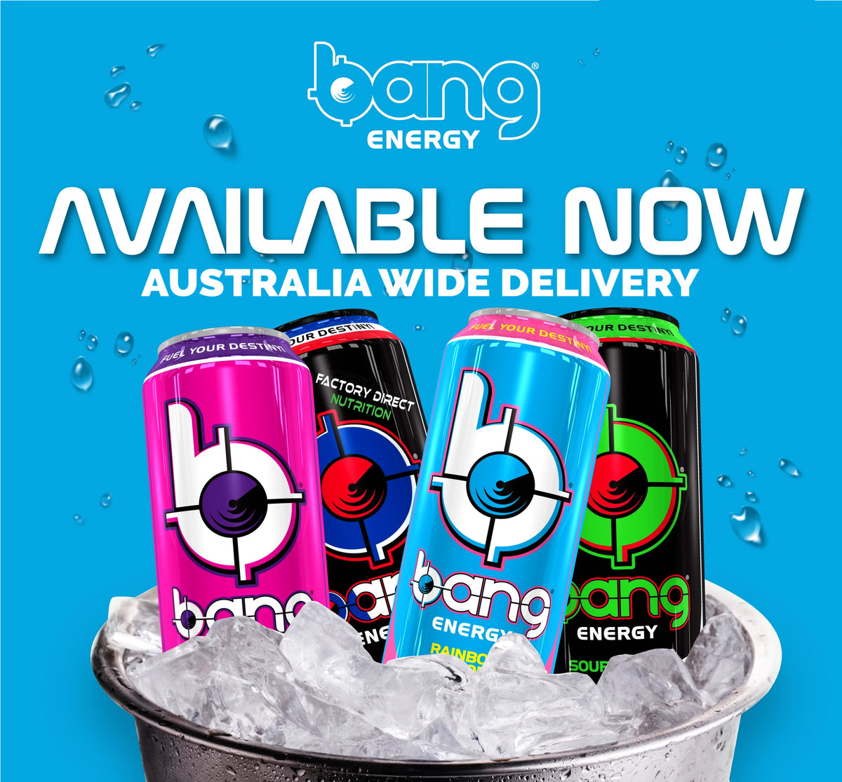 Bang Energy Variety 12 Pack - Free Shipping Australia Wide – FACTORY ...