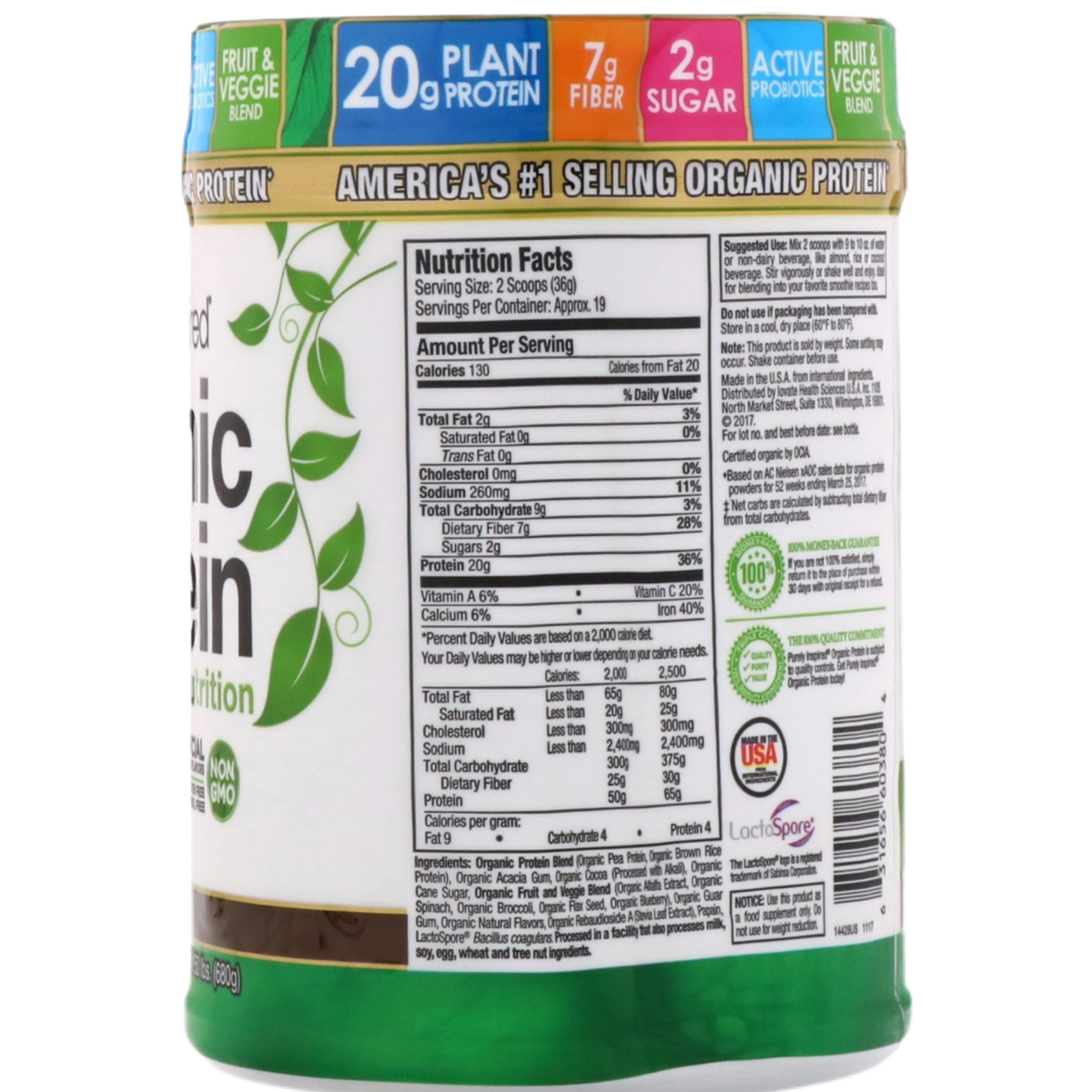 Purely Inspired Organic Plant Based Protein - Fast Aus Shipping ...