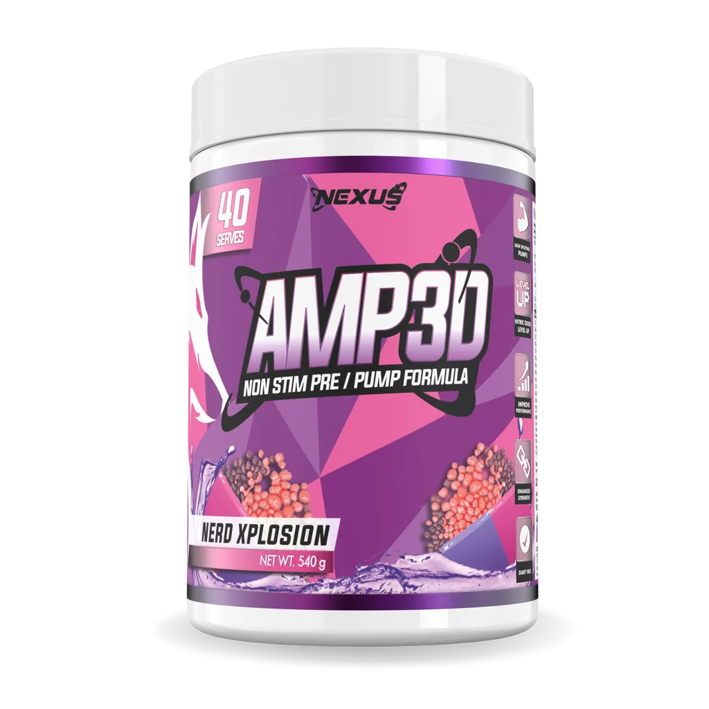 Nexus Amp3d Non Stim Pre Workout Pump Formula – FACTORY DIRECT NUTRITION