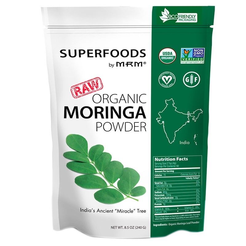 MRM Raw Organic Pure Moringa Powder 240g - Afterpay Available – FACTORY ...
